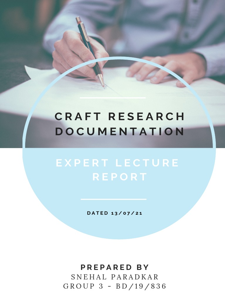 Expert Lecture Report CC | PDF | Swot Analysis | Page Layout