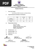 DepEd Format of A Project Proposal For Innovation in Schools | PDF ...