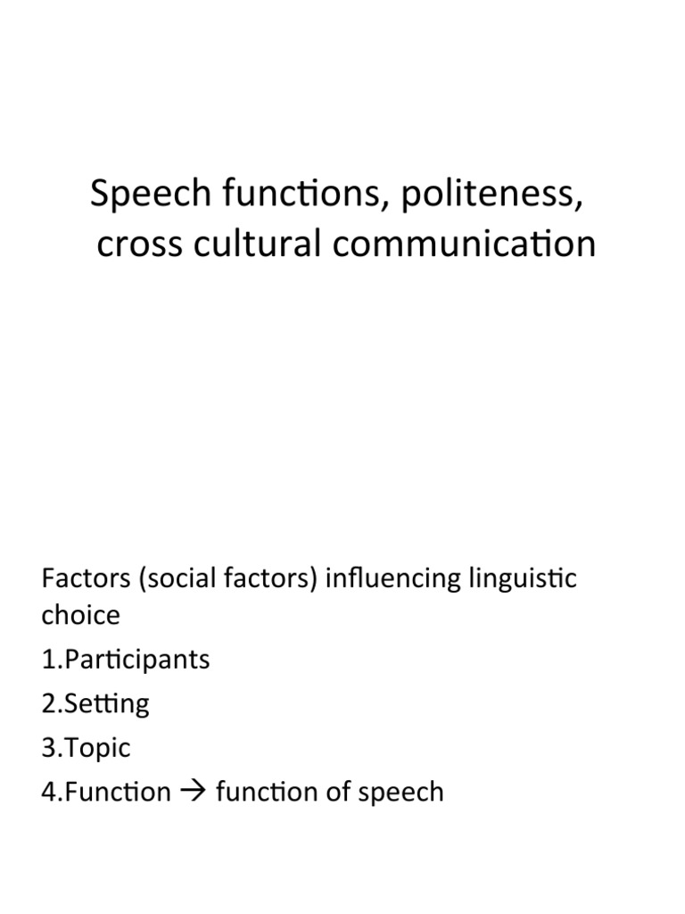 Navigating Linguistic Politeness Across Cultures: A Comparison of ...