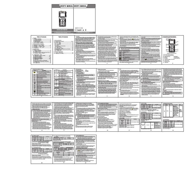 User Manual For DM100 | PDF | Hertz | Capacitor