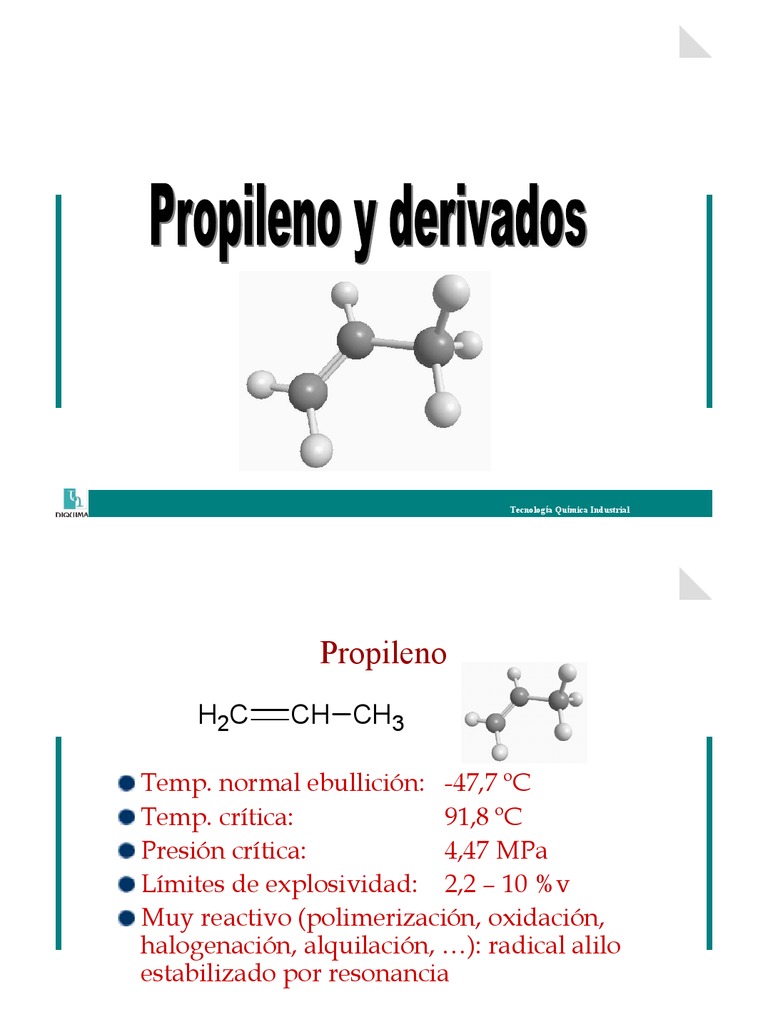 Propileno | PDF | Refinería de petróleo | Catálisis