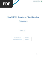 SFDA Classification Guidance | PDF | Medical Device | Wound
