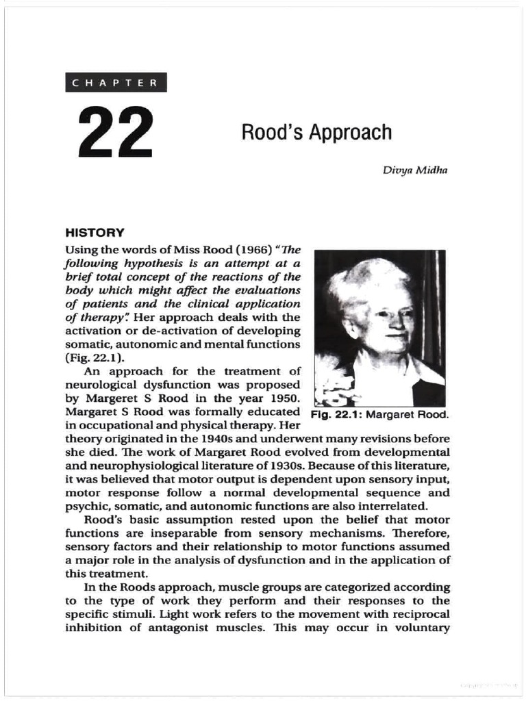 Rood's Approach: Techniques and Stages | PDF | Muscle | Anatomical ...
