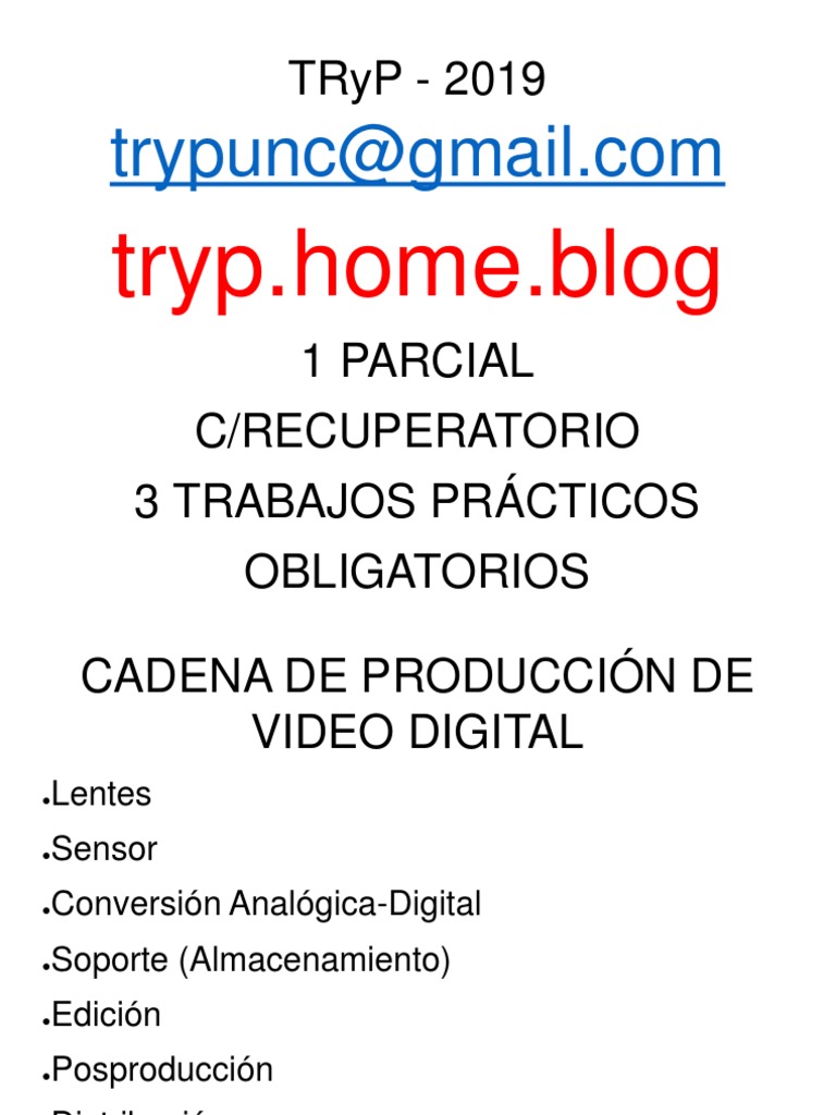 Clase1 Tryp 2019 | PDF