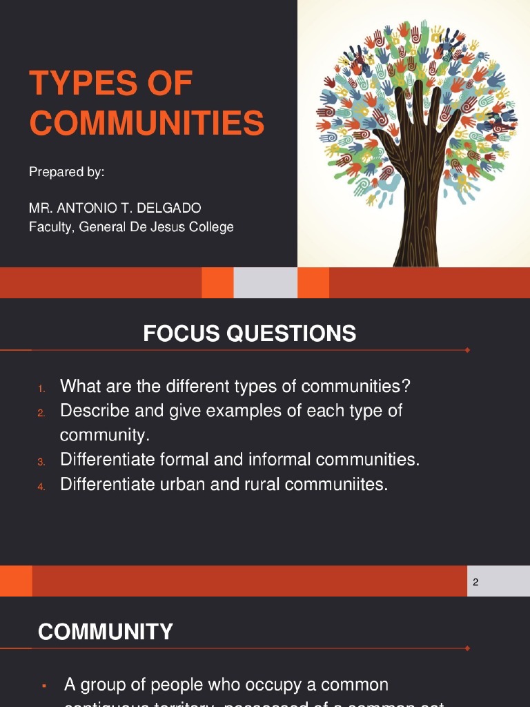 PDF Types of Communities | PDF