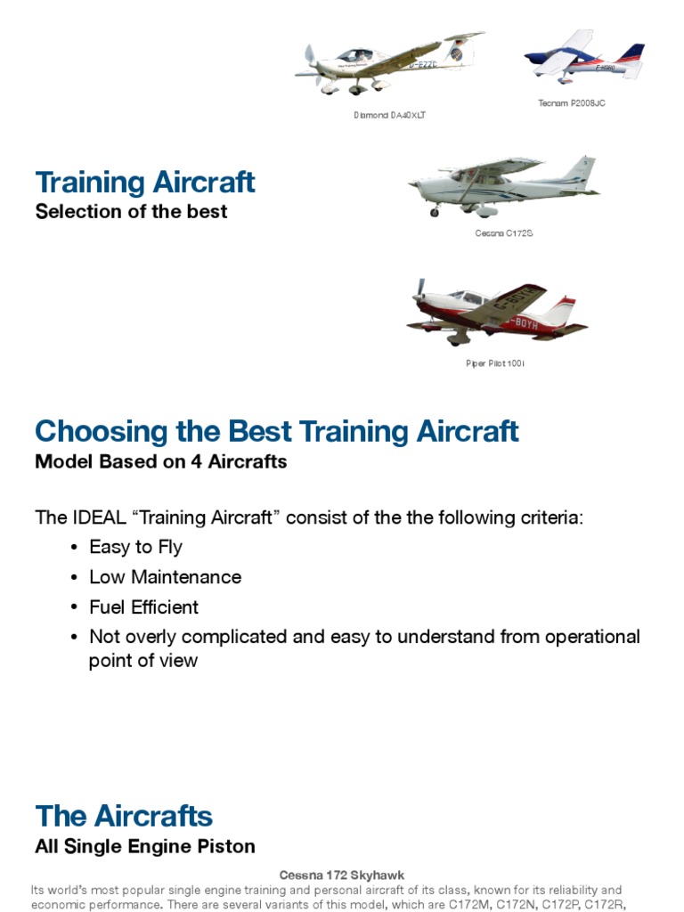 Aicraft Selection | Descargar gratis PDF | Aircraft | Aviation