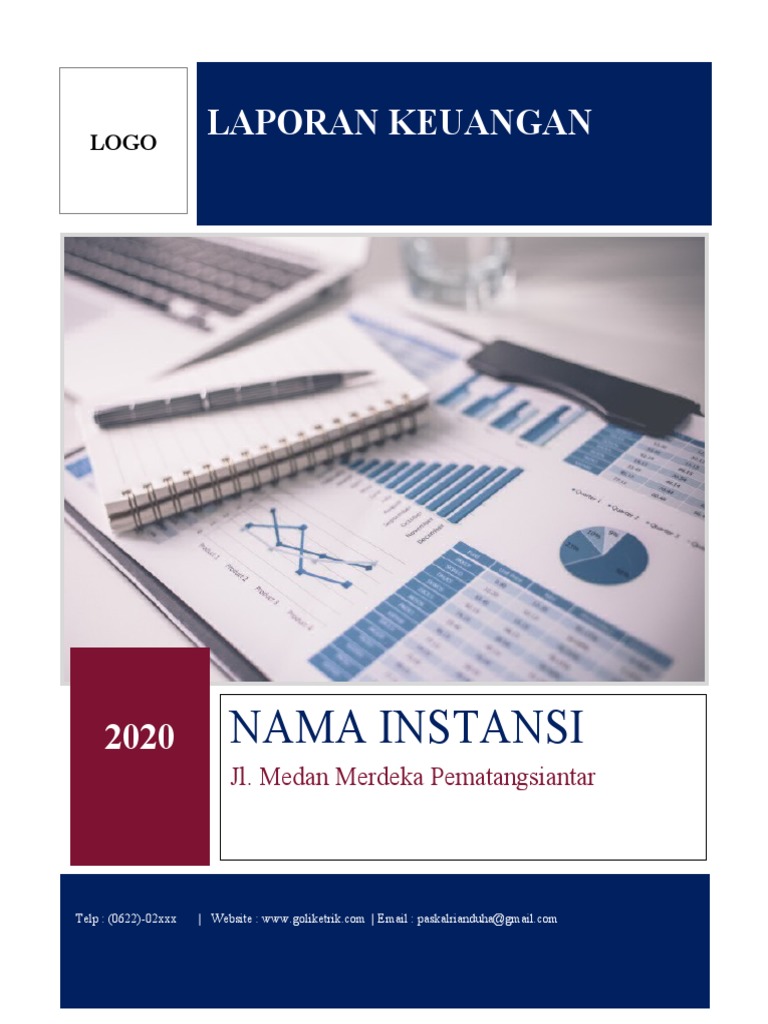 Template Cover Laporan Keuangan | PDF