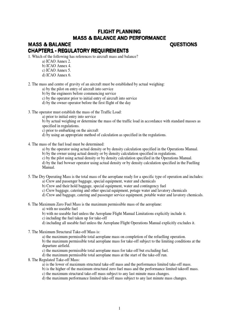 6 - CPL Questions FP-1 | PDF | Aviation | Aircraft