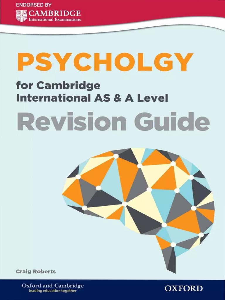 Psychology For Cambridge International As & A Level Revision Guide ...