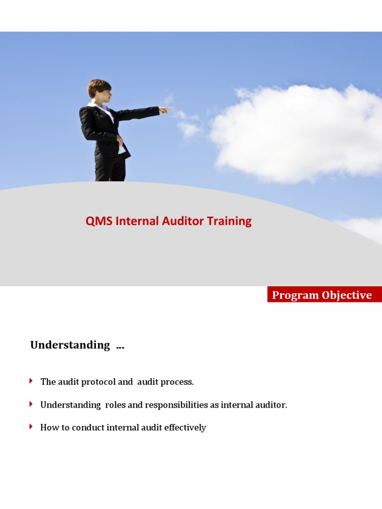 QMS Internal Auditor Training Overview | PDF | Audit | Auditor's Report