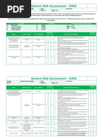 Risk Assessment Form: Likelihood X Consequence Risk | PDF | Personal ...