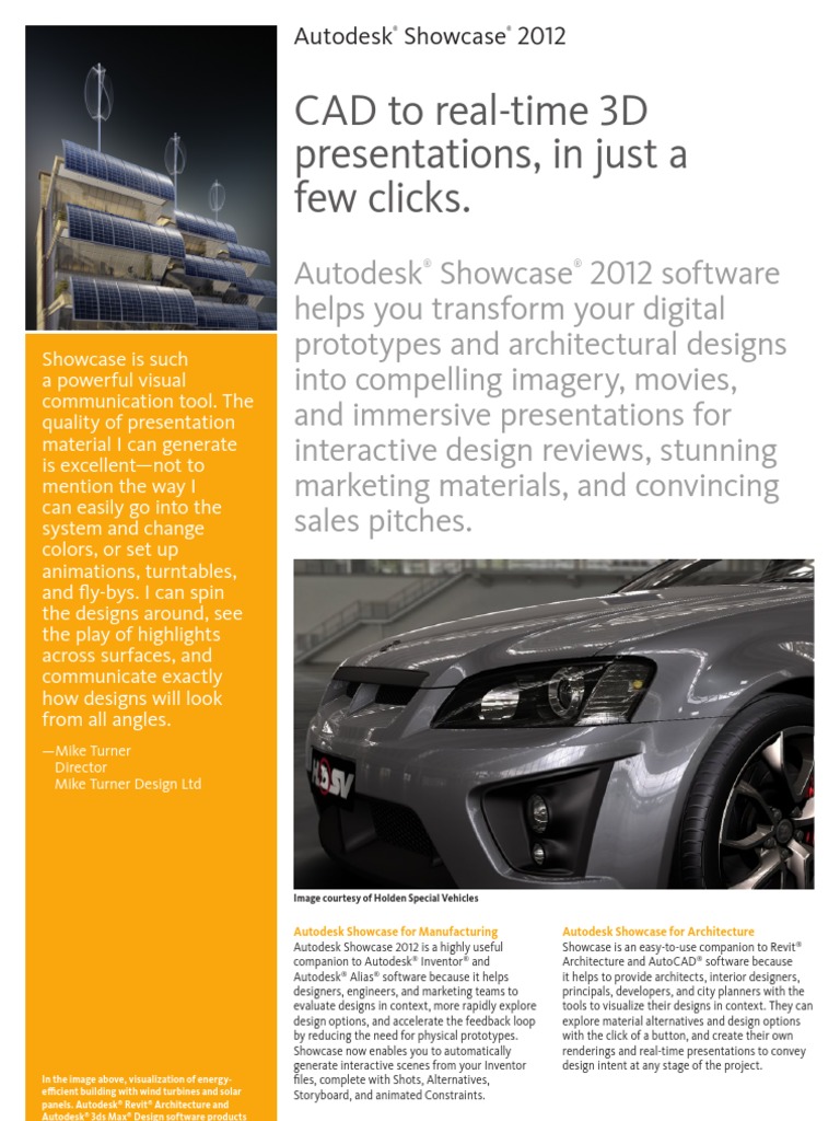 Showcase 2012 Brochure A4 en | PDF | Autodesk | Autodesk Revit