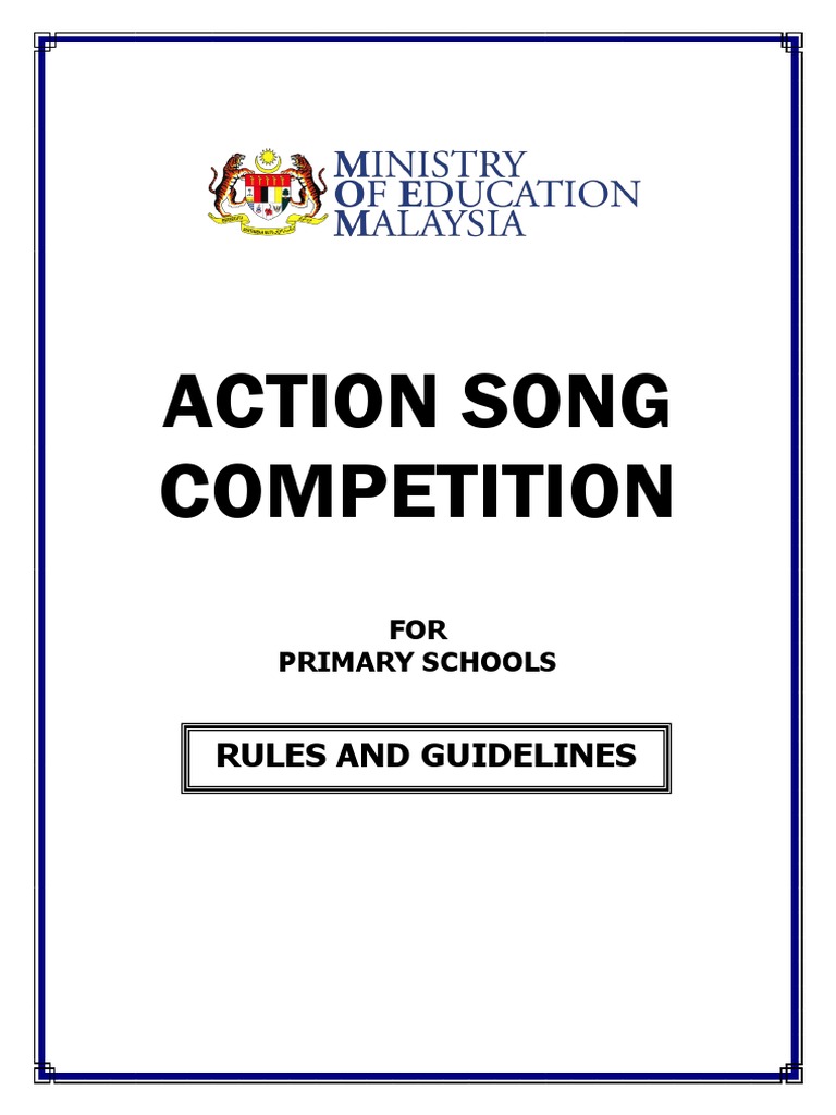 Action Song Competition For Primary Schools | PDF | Cognition