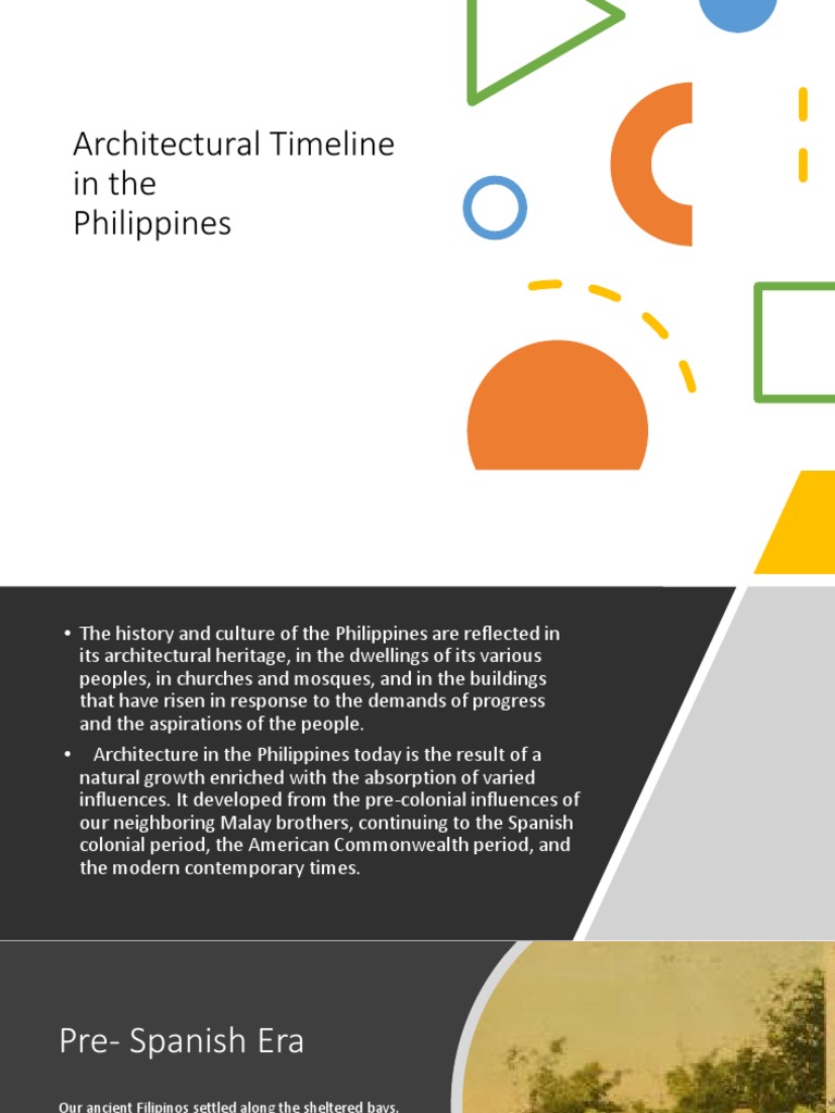 Philippine Architectural Timeline | PDF | Philippines