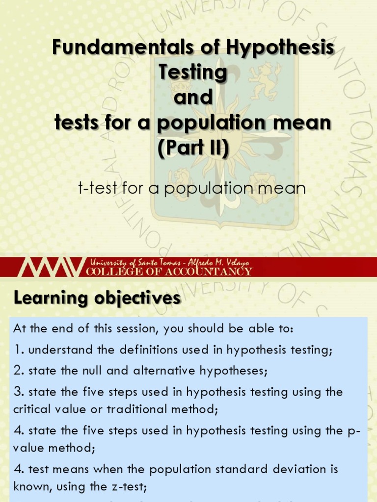 Module 3B - T Tests For A Population Mean With JASP Output | PDF | P ...