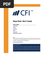 Precedent M&A Transactions Transaction Template | PDF | Financial ...