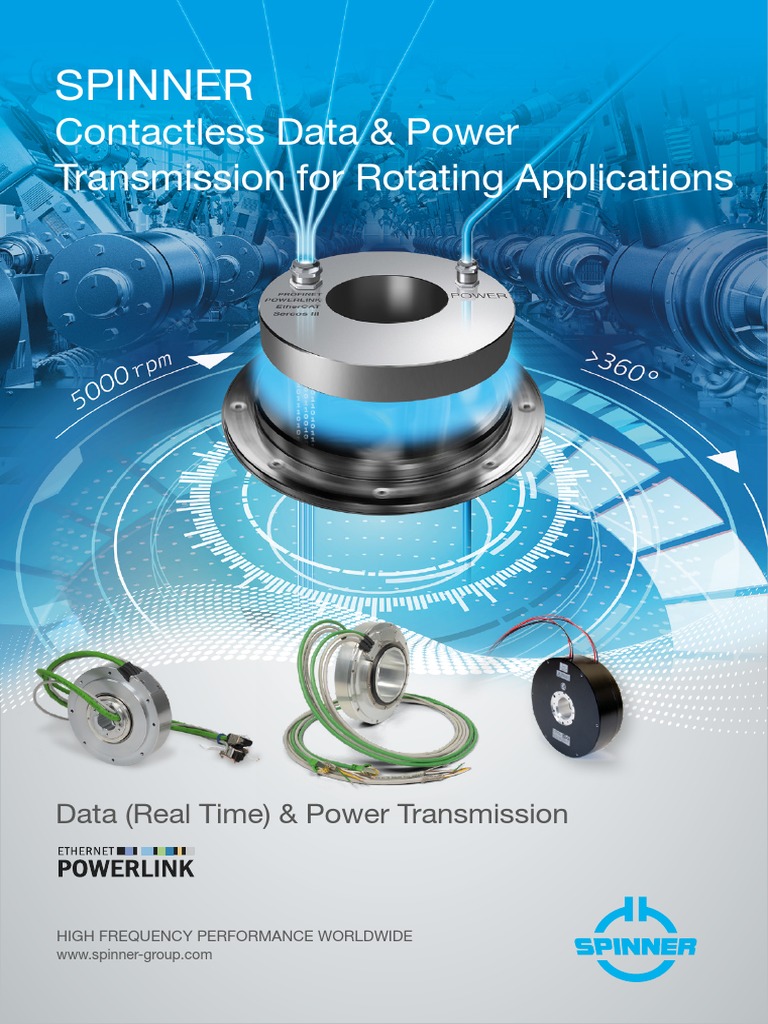 Spinner: Contactless Data & Power Transmission For Rotating ...