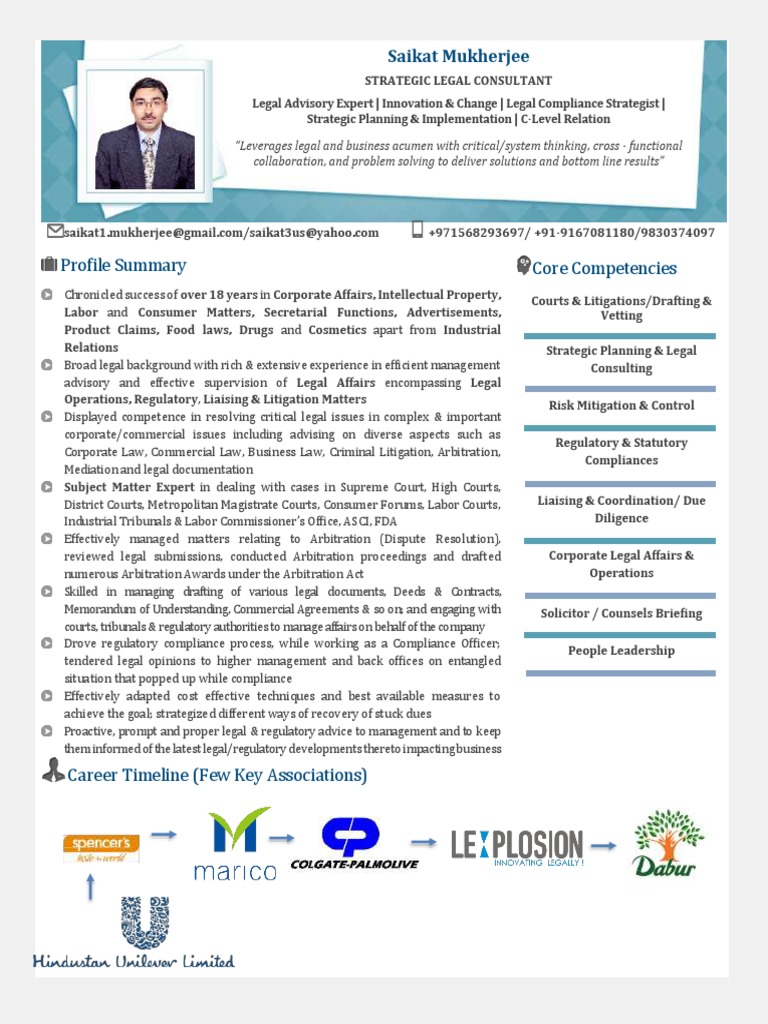 Strategic Legal Consultant: A Versatile Legal Professional | PDF ...