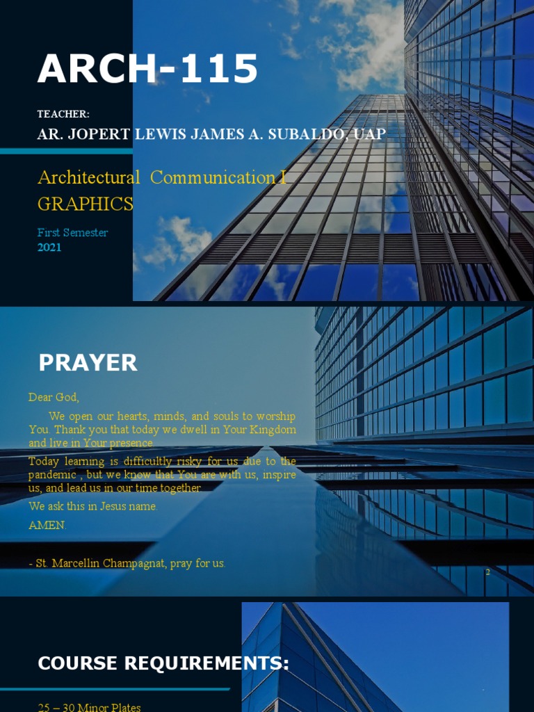 ARCH-115: Architectural Communication I Graphics | PDF | Pencil