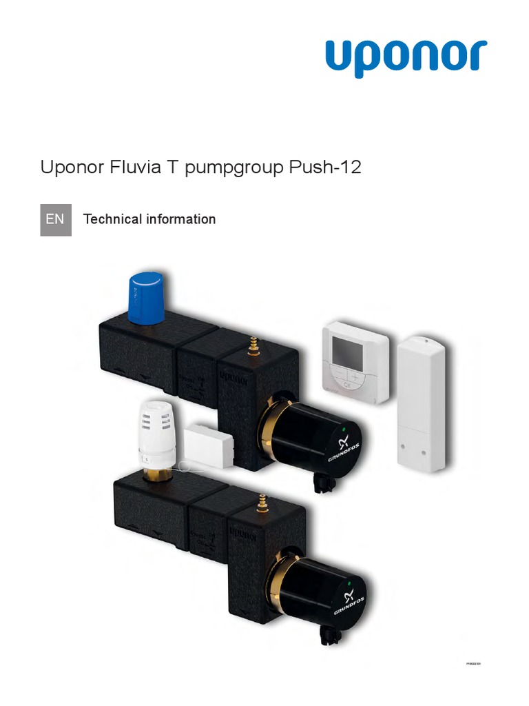 Uponor TI Fluvia T Pumpgroup Push 12 EN 1095145 | PDF | Thermostat ...