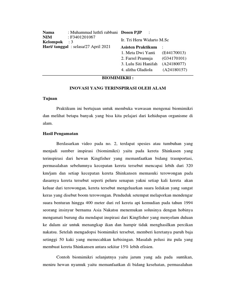 Muhammad Luthfi Rabbani F3401201067 | PDF | Sains & Matematika