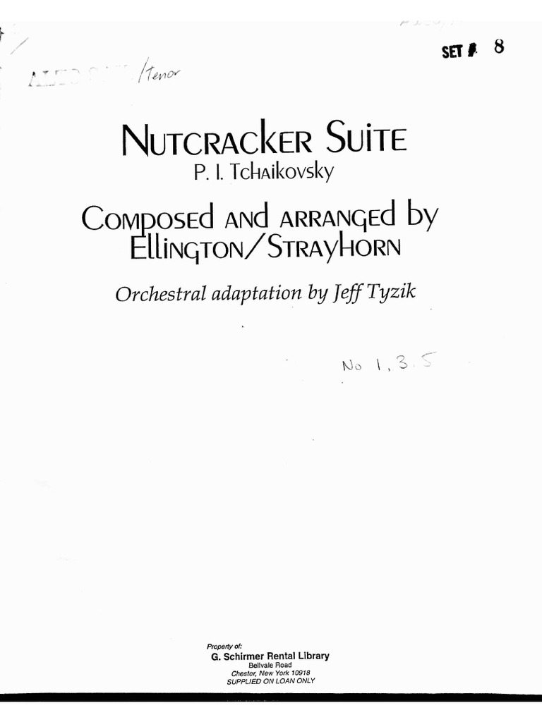 Ellington Nutcracker Suite Saxophone | PDF