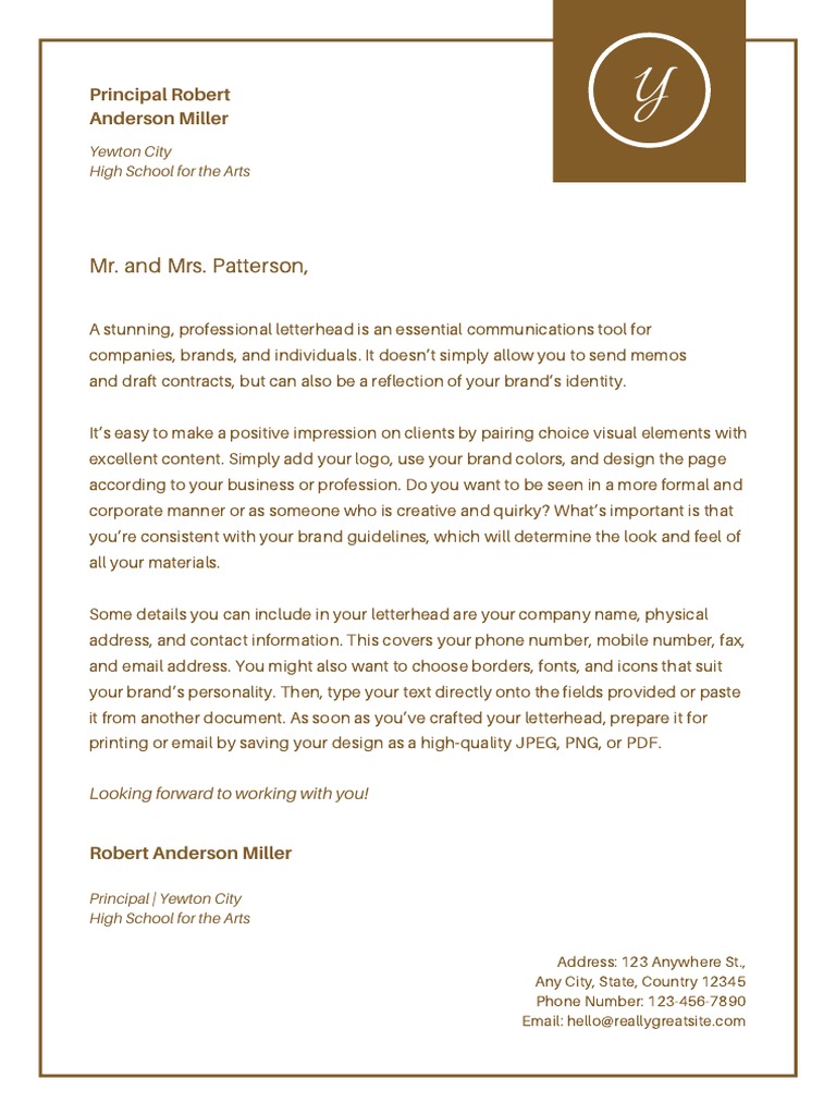 Create Professional Letterhead Guide | PDF | Business | Law
