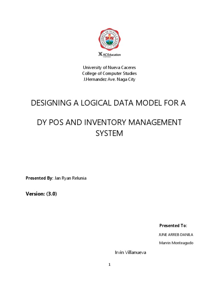 Designing A Logical Data Model Pdf Relational Database Databases