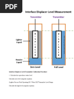 Level Transmitter Calibration | PDF | Instrumentation | Calibration