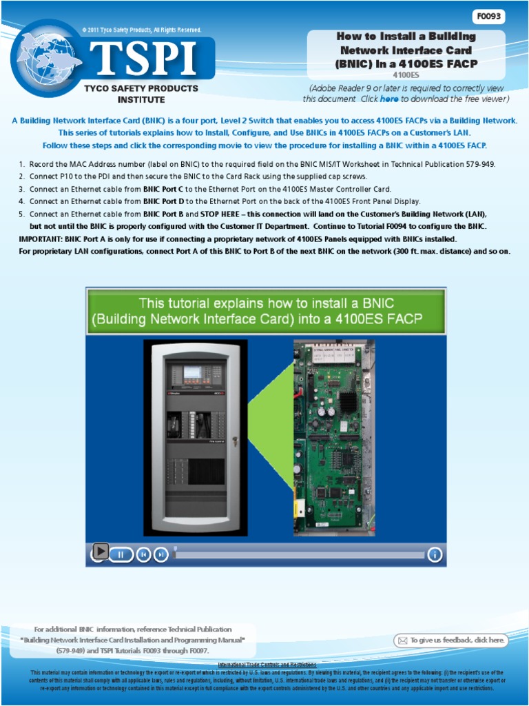 F0093 Install A Building Network Interface Card | PDF | Computer ...