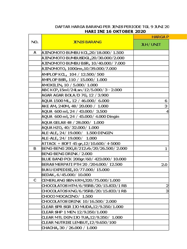Pembukuan Barang | PDF | New York Stock Exchange | Tobacco