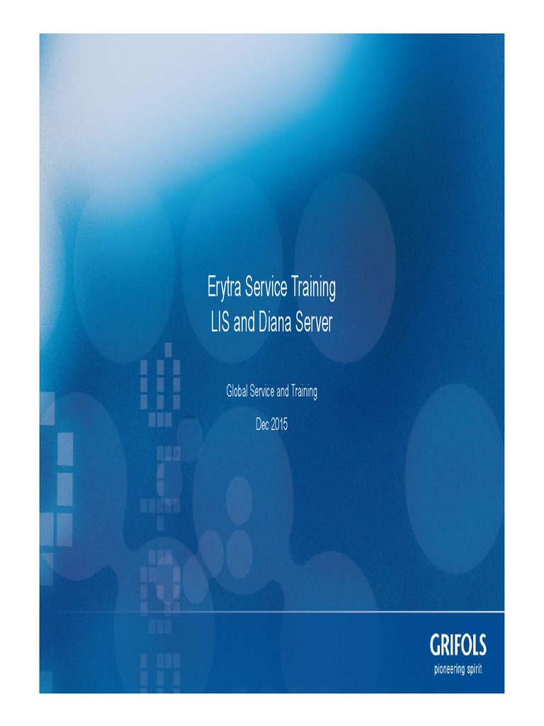 Erytra FSE LIS - Configuration | PDF | Computer Network | Server (Computing)