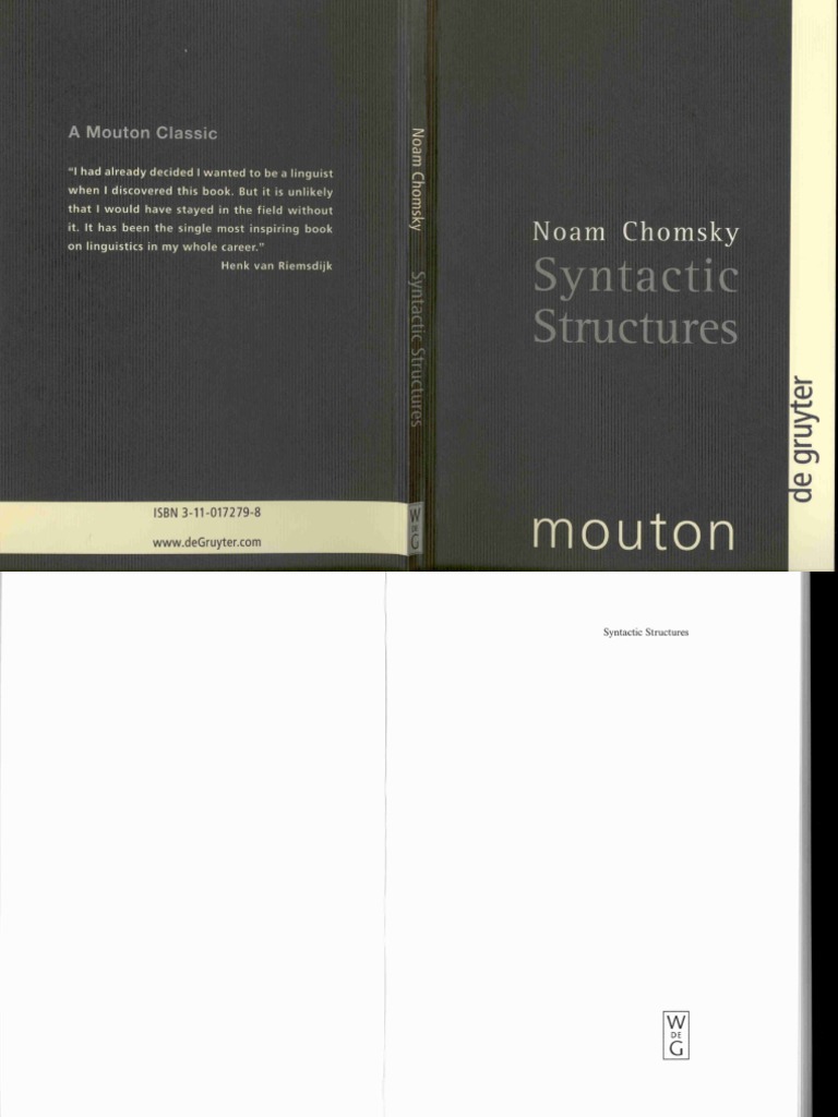 Chomsky N. 1957 Syntactic Structures | PDF