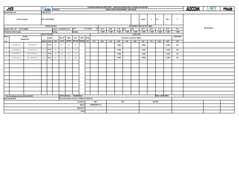 CP Eaf Maf 01 B2 | PDF | Equipment | Wire