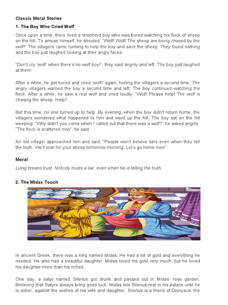 Classic Moral Stories | PDF