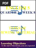 Types and Examples of Viewing Materials | PDF