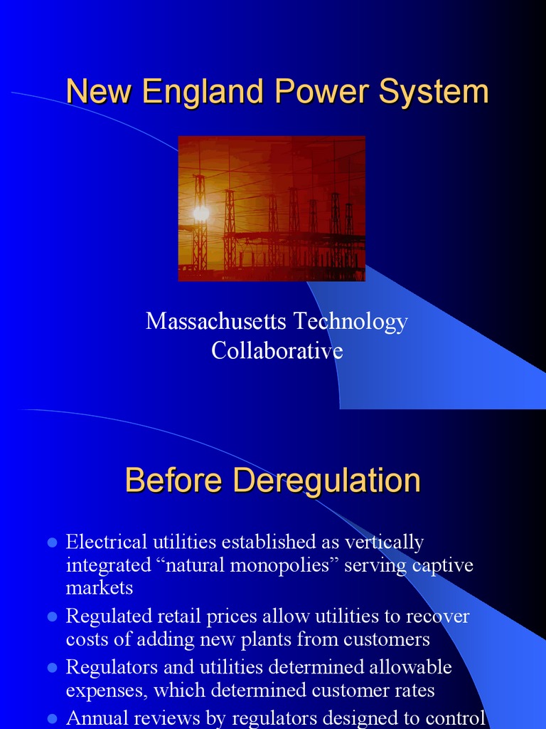 New England Electric Utility System | PDF | Renewable Energy ...