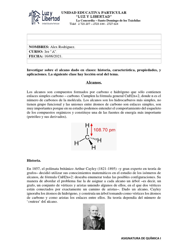 Alcanos Historia Propiedades Usos Y Aplicaciones Pdf Alcano