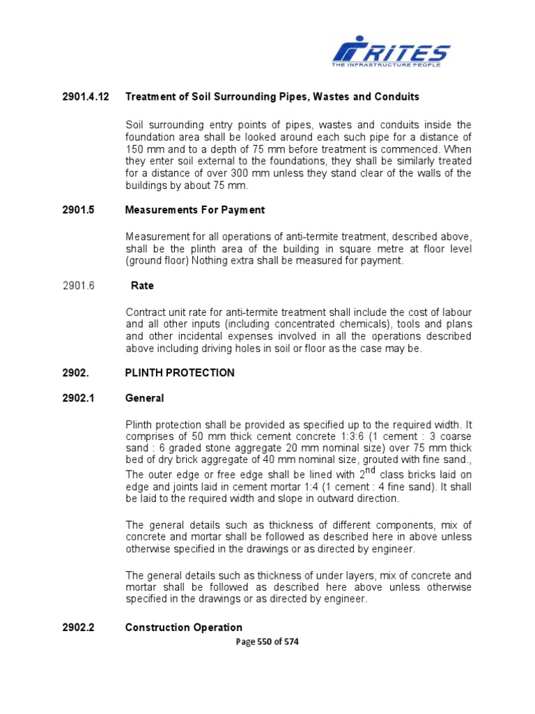 Plinth Protection | PDF | Concrete | Brick