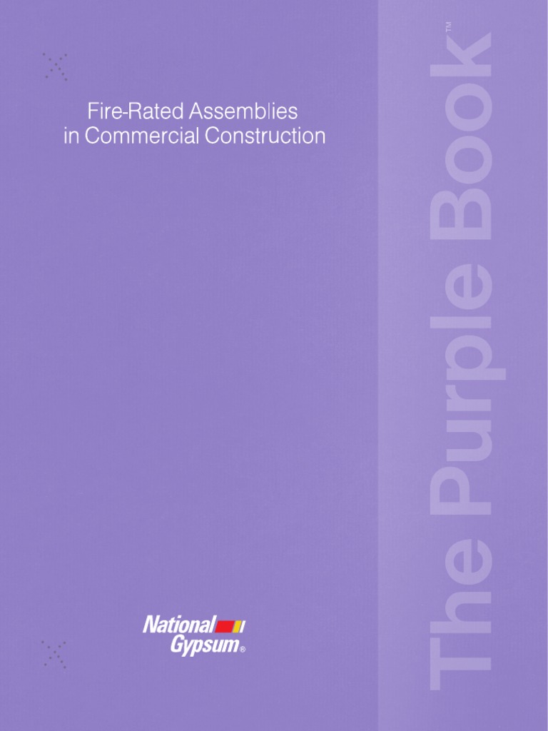 National Gypsum Purple Book Fire Rated Assemblies in Commercial ...