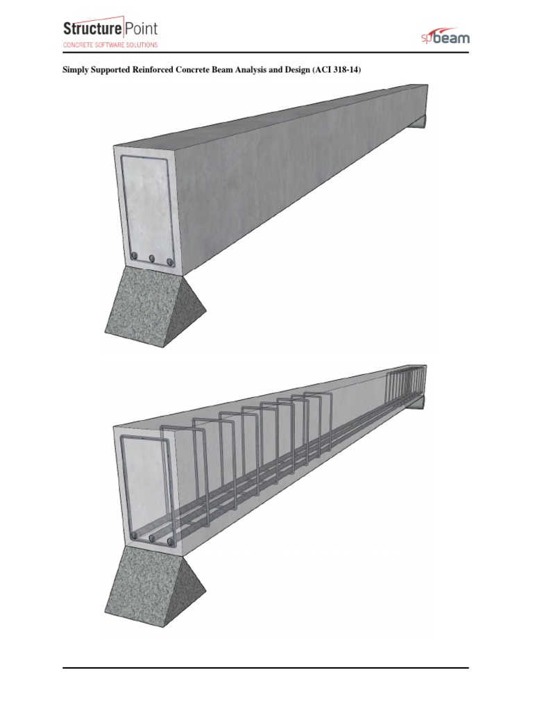 Simply Supported Beam Design Example | PDF | Beam (Structure) | Bending