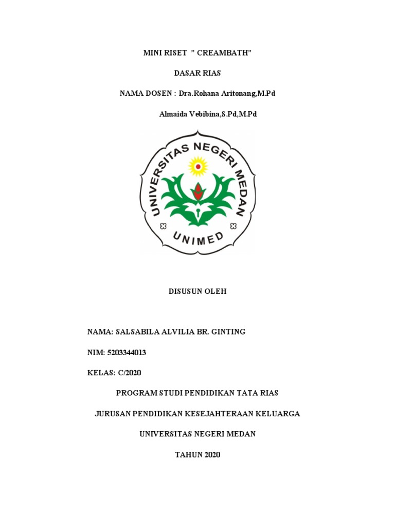 Mini Riset Dasar Rias | PDF