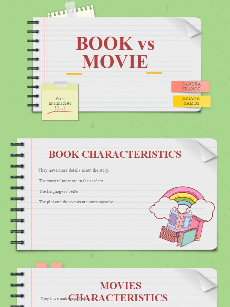 Book vs Movie: Key Differences Explained | PDF