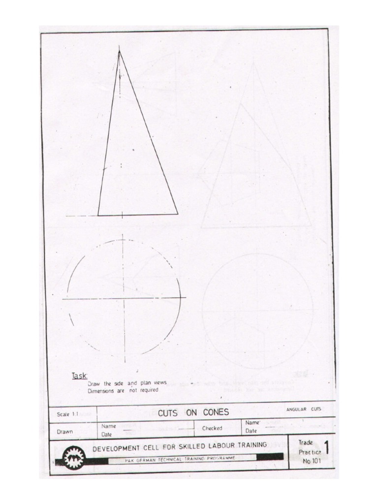 39 Trade - Practice 1 Draftsman - Mechanical Part - B | PDF