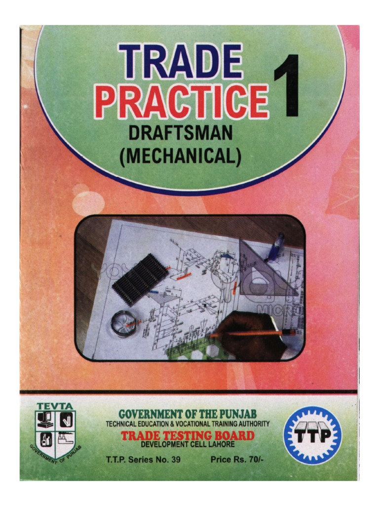39 Trade - Practice 1 Draftsman - Mechanical Part - A | PDF