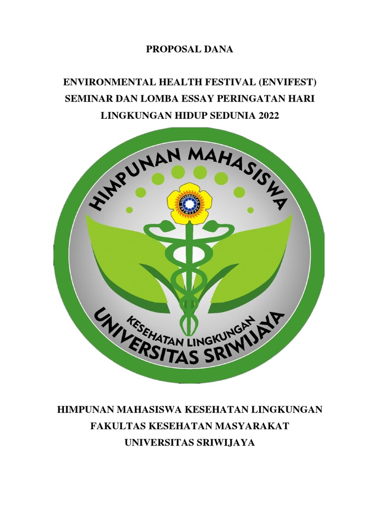 Proposal Envifest HMKL FKM Unsri | PDF