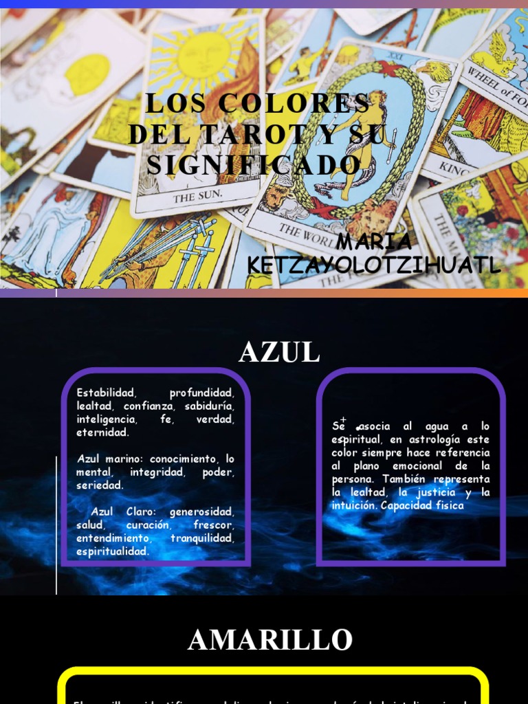 Significado de Colores en el Tarot | PDF