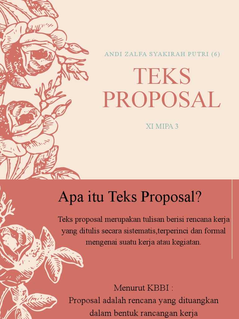Teks Proposal | PDF