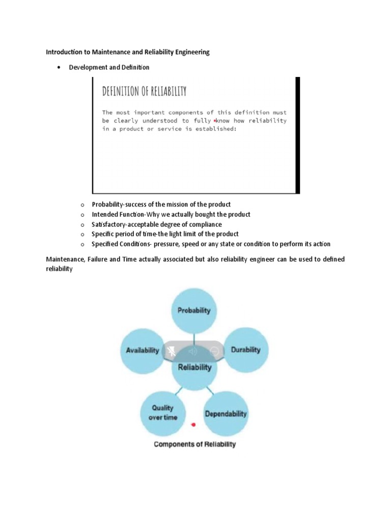 Introduction To Maintenance And Reliability Engineering Pdf