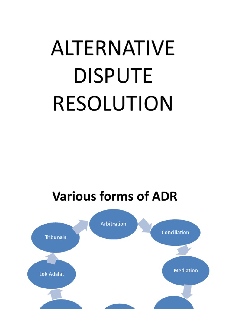 Alternative Dispute Resolution | PDF | Alternative Dispute Resolution ...